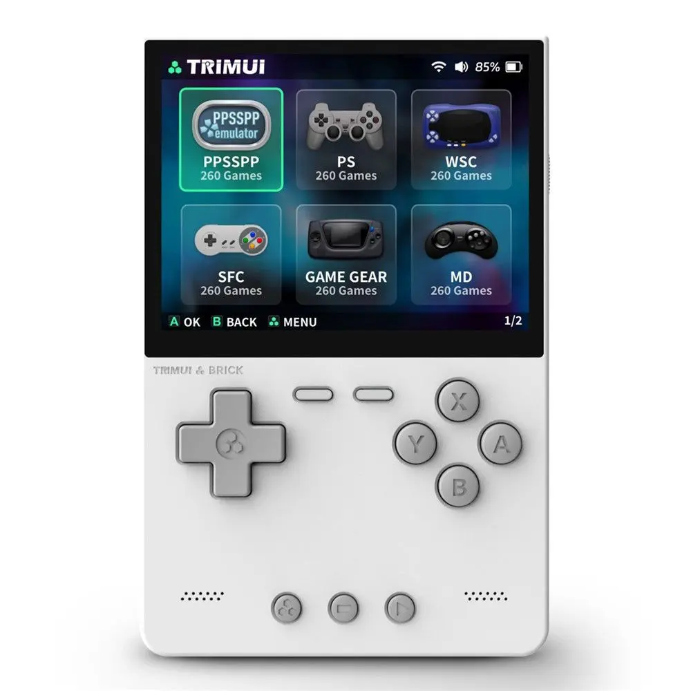 Konzola za igranje TrimUI Brick, 64GB, Bela