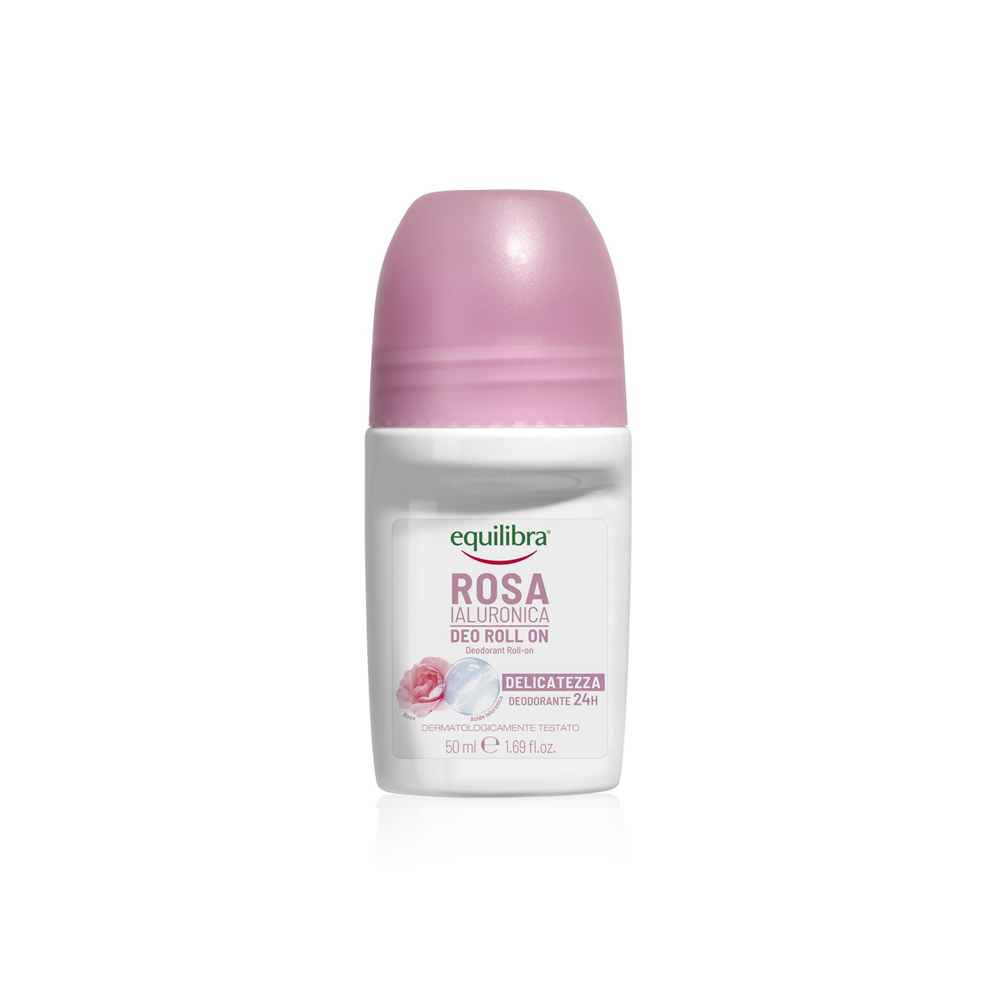 Equilibra roll on sa ružom i hyaluronom 50ml