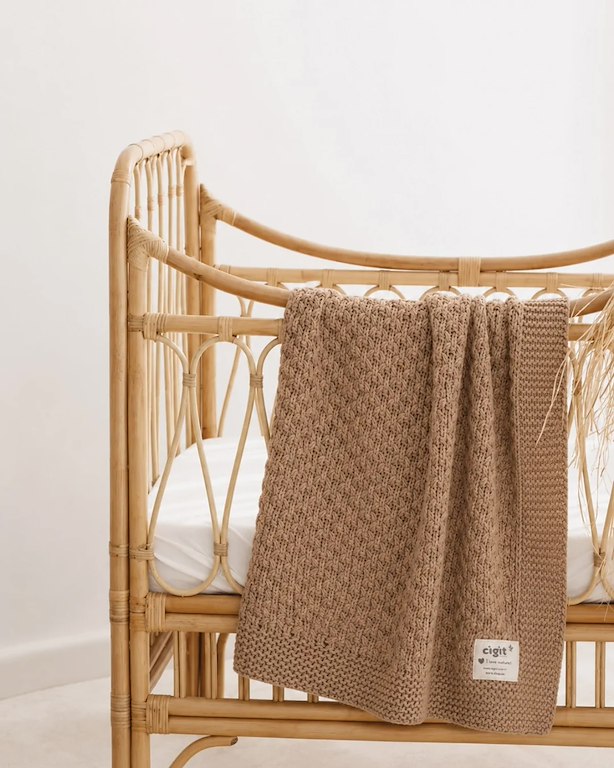 Trikotažni prekrivač za bebe Soft Waffle