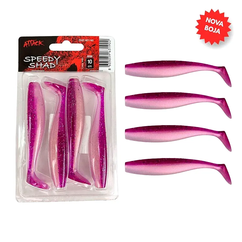Formax ATTACK SPEEDY SHAD 10cm 4 kom. 40 (FXAT-301140) 65361