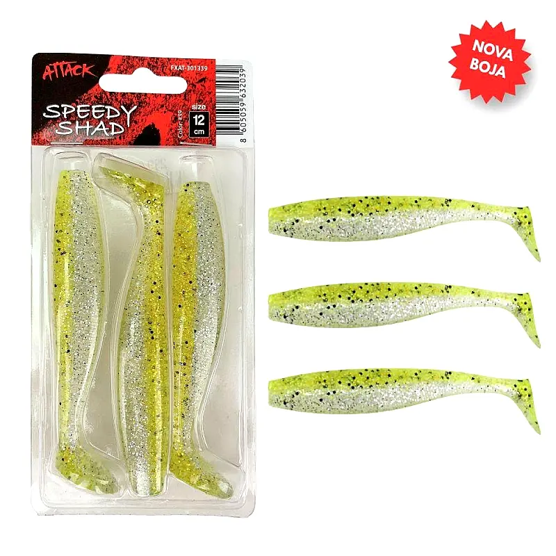 Formax ATTACK SPEEDY SHAD 12cm 3 kom. 39 (FXAT-301339) 65374