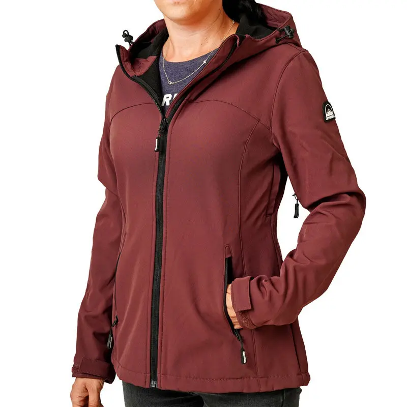 Copperminer Ženska softshell jakna Laba, Bordo