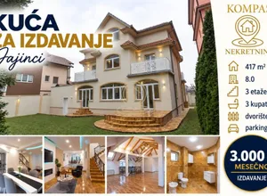 Izdavanje Vila - Beograd, Voždovac: Jajinci