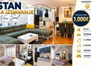 Izdavanje Stan - Novi Sad, Socijalno - Rotkvarija
