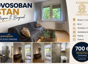 Izdavanje Stan - Beograd, Zvezdara: Mirijevo - Novo Mirijevo