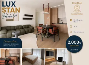 Izdavanje Stan - Beograd, Airport City - Blok 60