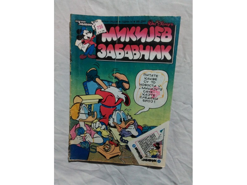 Mikijev Zabavnik broj 735