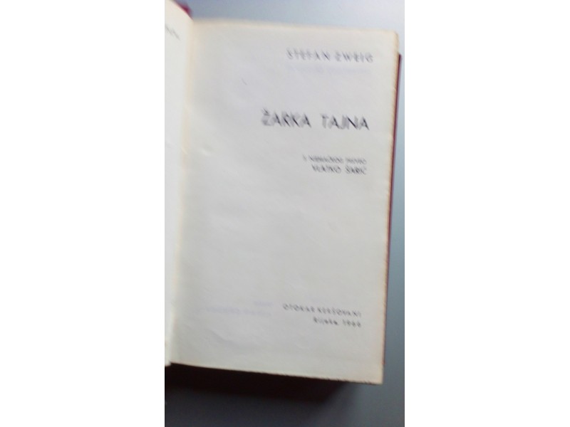 Stefan Zweig - Žarka tajna