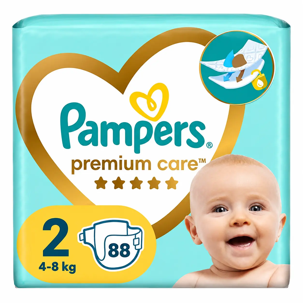Pampers Pelene Premium Care 2, JP, 4-8 kg, 88/1