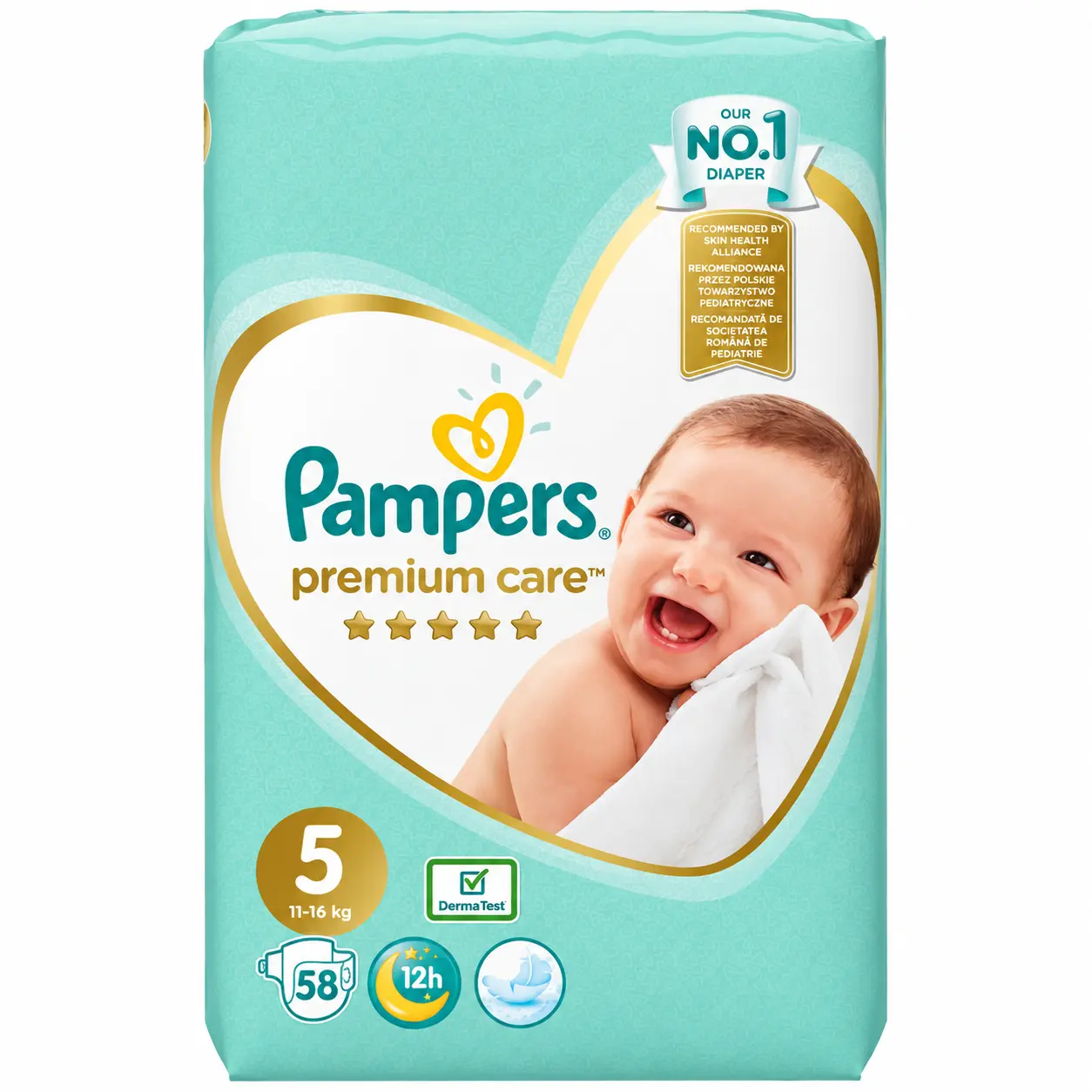 Pampers Pelene Premium Care 5, 11-16 kg, 58/1