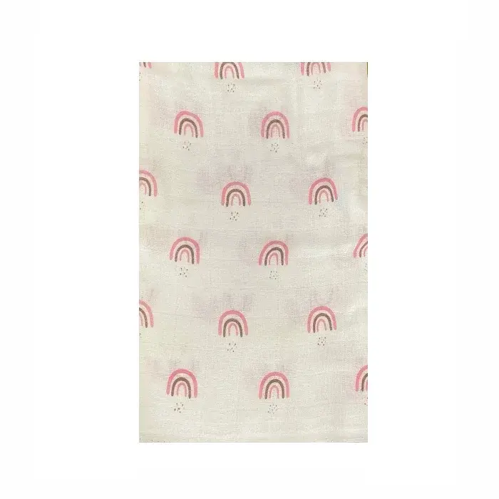 Tetra pelena za bebe Duga, Belo-roze