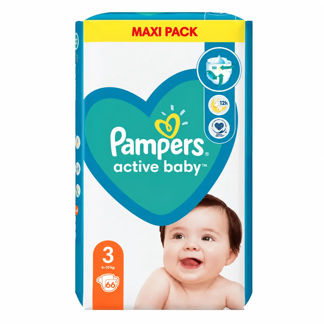 Pampers Pelene Active Baby 3, VPP, 6-10 kg, 66/1