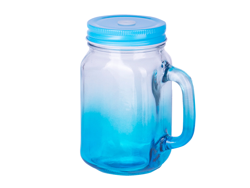 JOY
            Staklena čaša-tegla sa metalnim poklopcem i plastičnom slamčicom, 450 ml