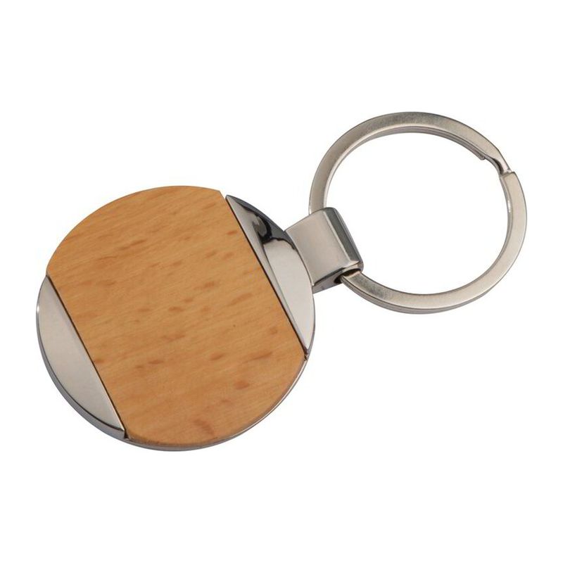 LUMBER
Metalni privezak sa plocicom od bambusa