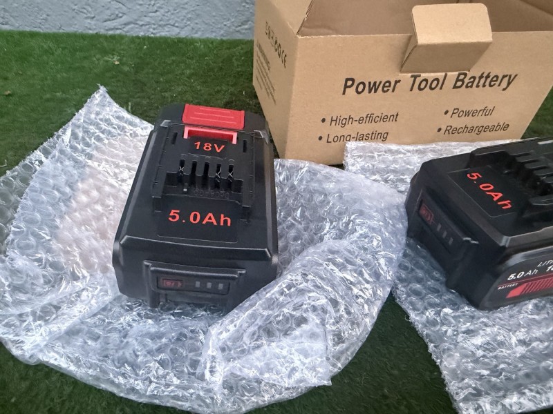 2 ZAMENSKE BATERIJE ZA EINHELL 18V 5.0Ah – NOVE, NEKORI