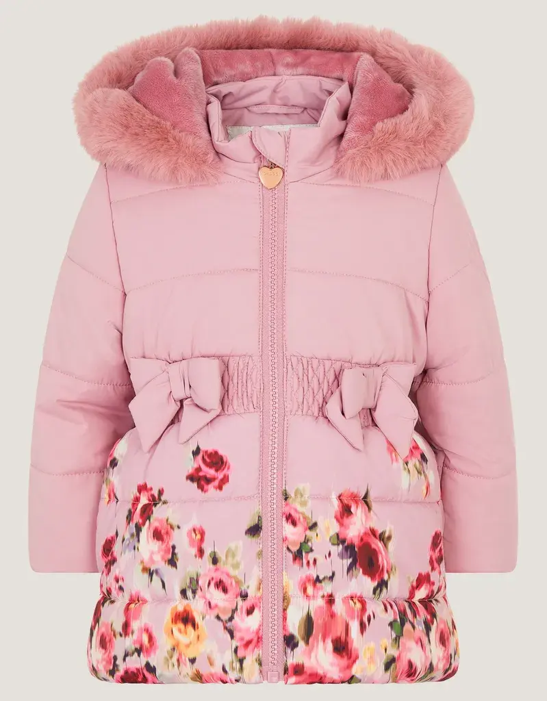 Monsoon Children Jakna sa postavom za decu, Roze