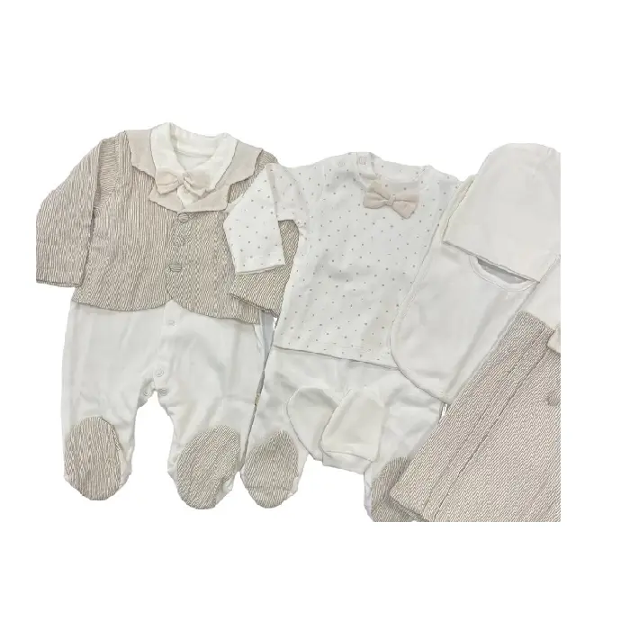 Set za bebe 243845, 10 delova, Bež