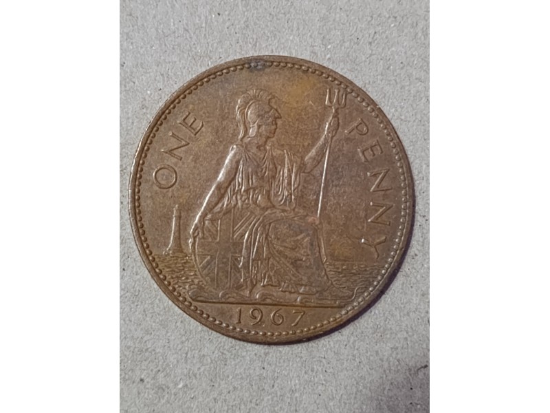 1 Peni 1967 - Velika Britanija