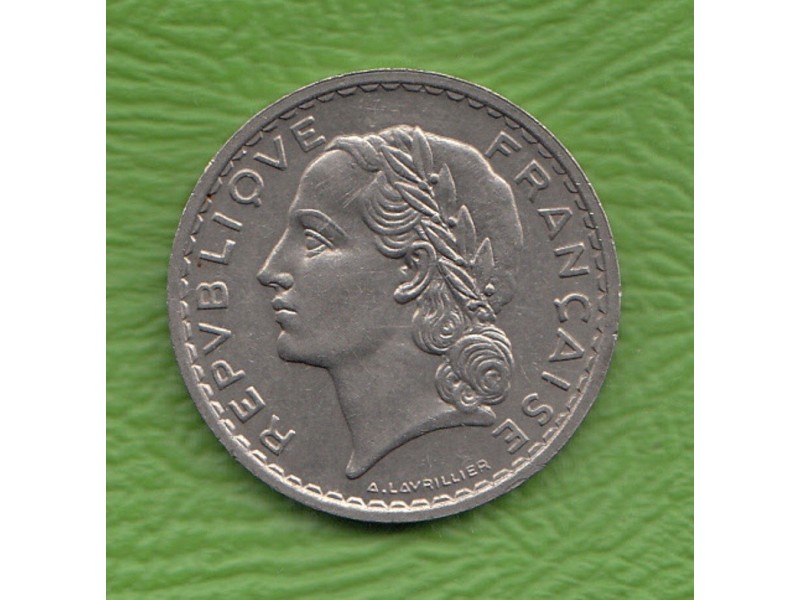 FRANCUSKA.5.FRANCS.1935.