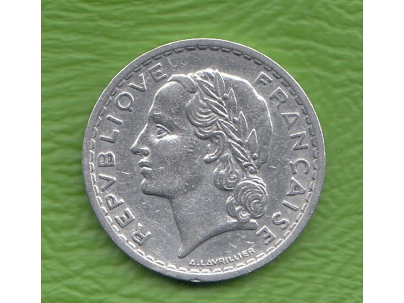 FRANCUSKA.5.FRANCS.1948.