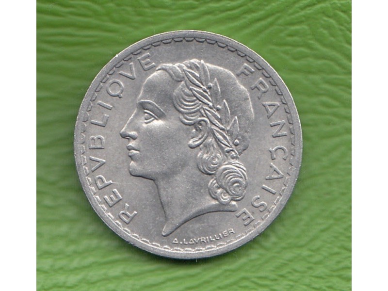 FRANCUSKA.5.FRANCS.1949.B.