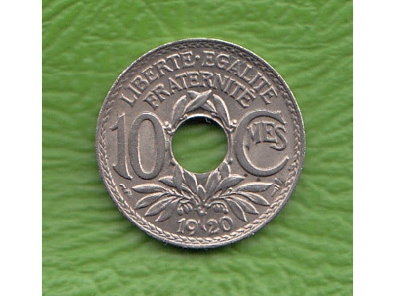 FRANCUSKA.10.CENTIMES.1920.