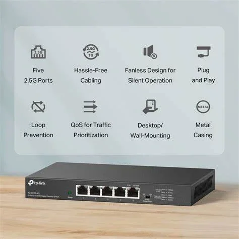 TP-Link TL-SG105-M2 5-portni neupravljivi desktop switch