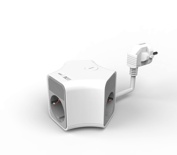 MAX produžni kabl sa prenaponskom zaštitom 3 utičnice USB-A i USB-C 3 m MPS-03UG-3M