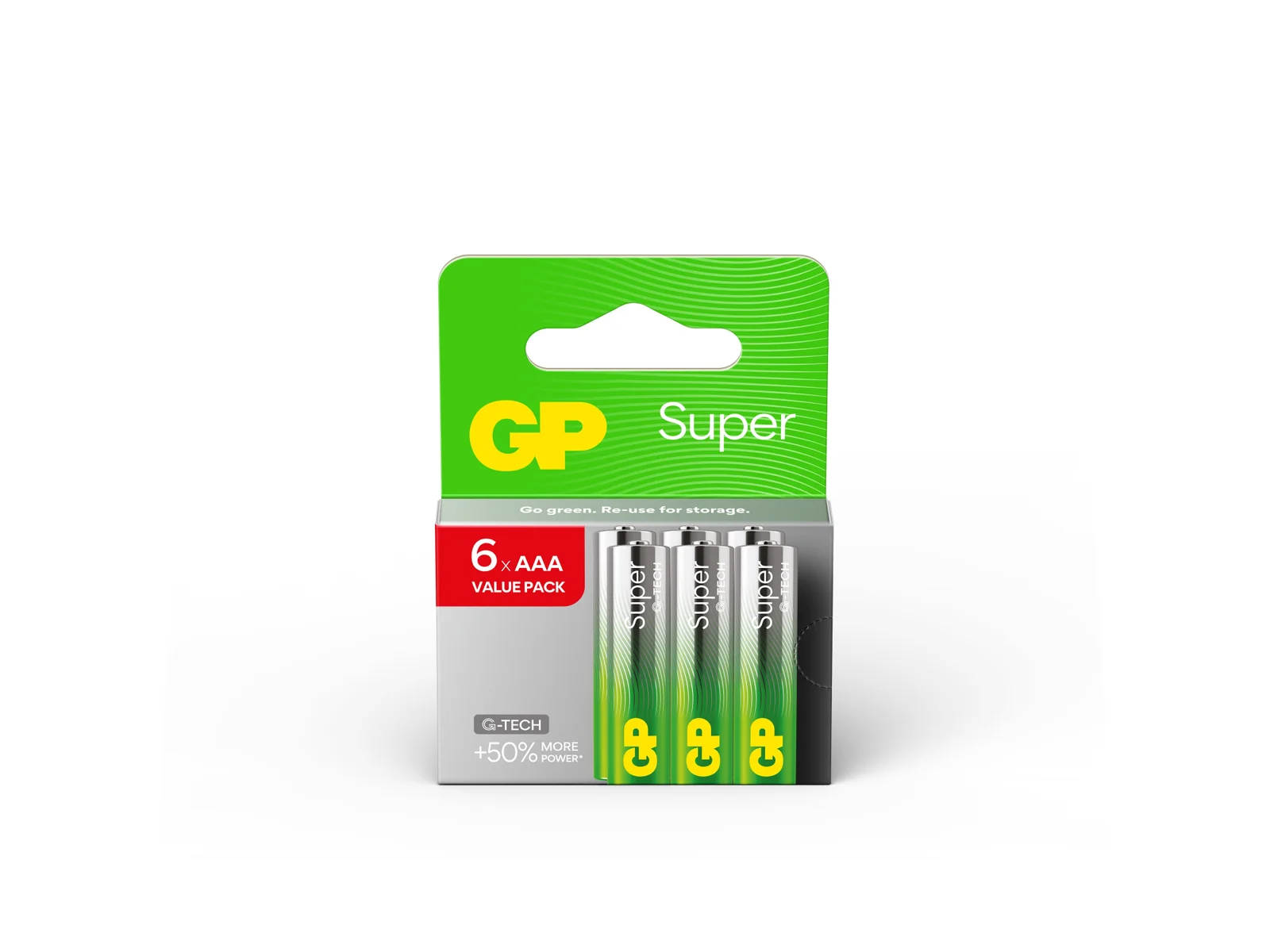 GP Super Alkaline AAA baterije LR03 1.5V 6 kom LR03-SBV6