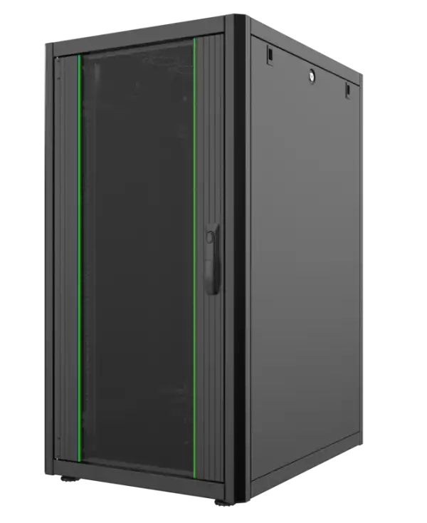 Mirsan stojeći rek orman 19" 22U 600x800x1164 mm crni GTN22U68DE