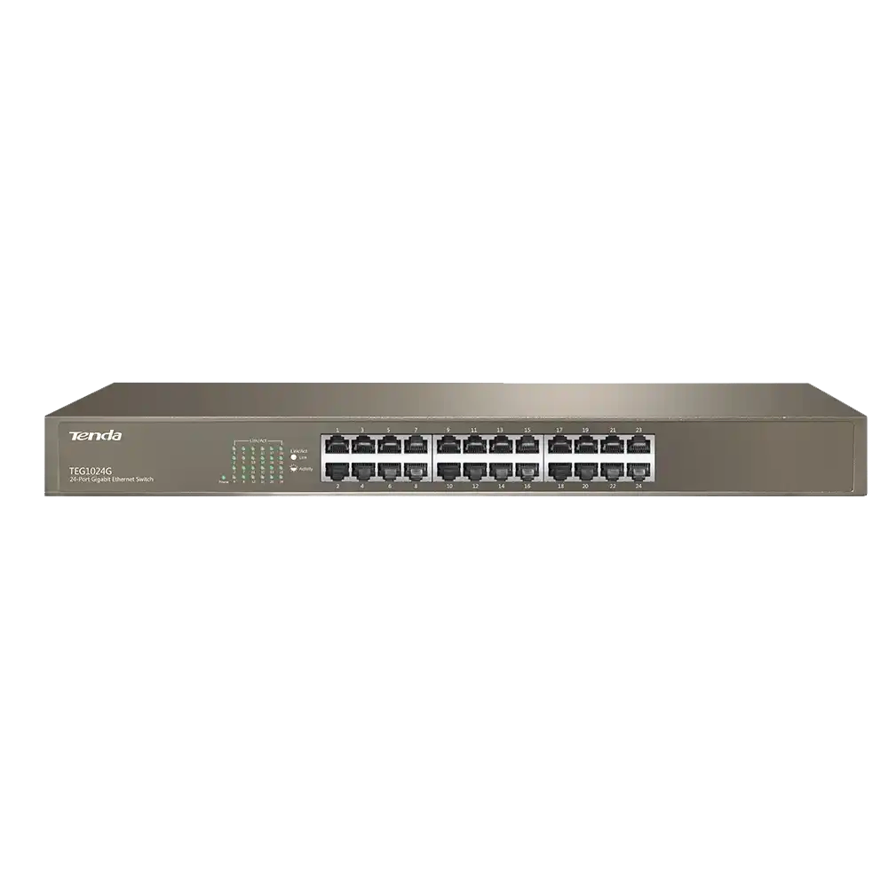 Tenda TEG1024G 24-portni gigabitni neupravljivi svič rackmount metalno kućište