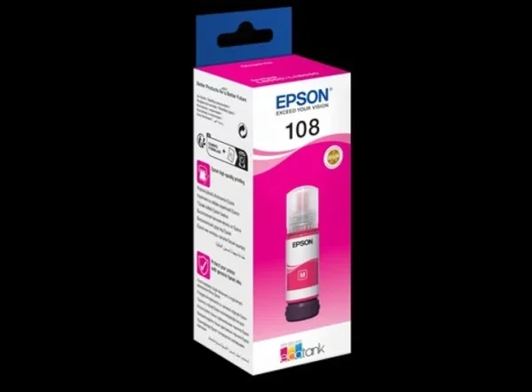 Epson 108 EcoTank originalno magenta mastilo 70ml