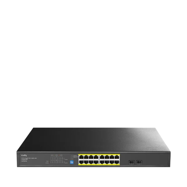 Cudy GS1020PS2 16-portni gigabitni PoE+ svič 2x SFP 200 W