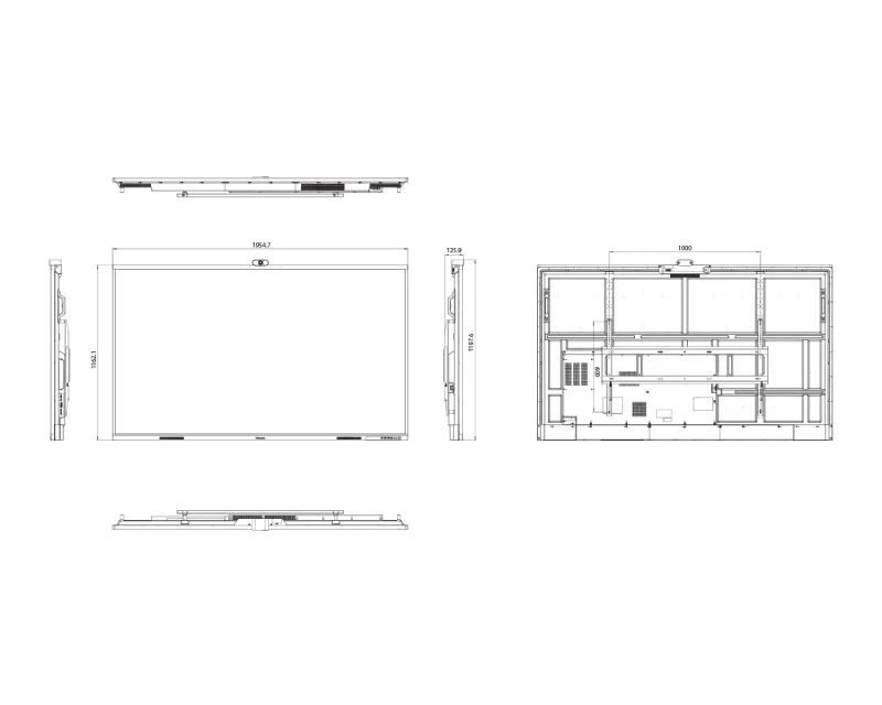 Hisense 86WM6FE interaktivni displej 86" 4K UHD 400 nita sa kamerom