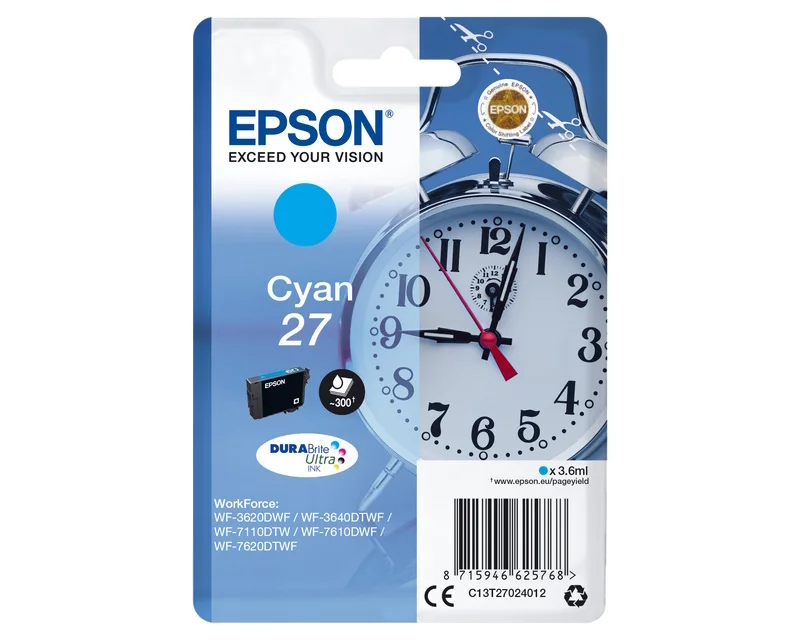Epson T2702 cijan inkjet kertridž 3.6 ml