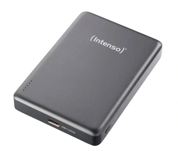 Intenso MW10000 magnetni power bank 10000 mAh 20W PD bežično 15W sivi