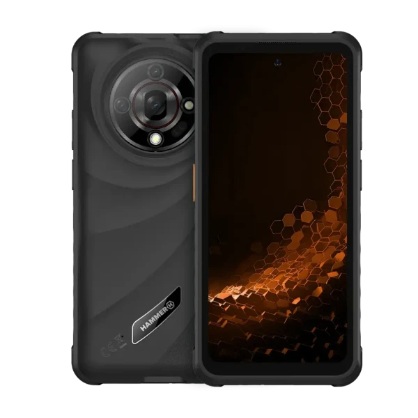 Hammer Iron 6 5G robustni Android telefon 6GB/128GB crni IP69K