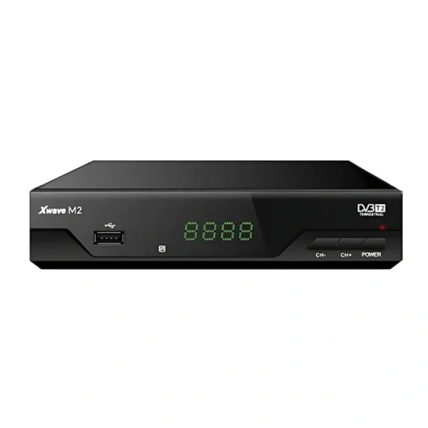 Xwave M2 DVB-T2 set top box risiver HDMI SCART USB media player