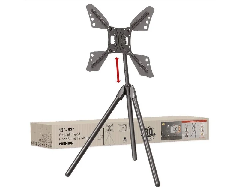 Barkan DTP410 mobilni podni tripod nosač za TV do 86 inča 56 kg