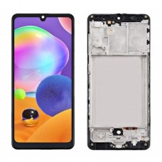 LCD za Samsung A315/Galaxy A31 + touch screen + frame Black OLED