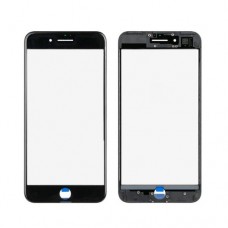Staklo touch screen-a + frame + OCA za Iphone 7 Plus Crno (Crown Quality)