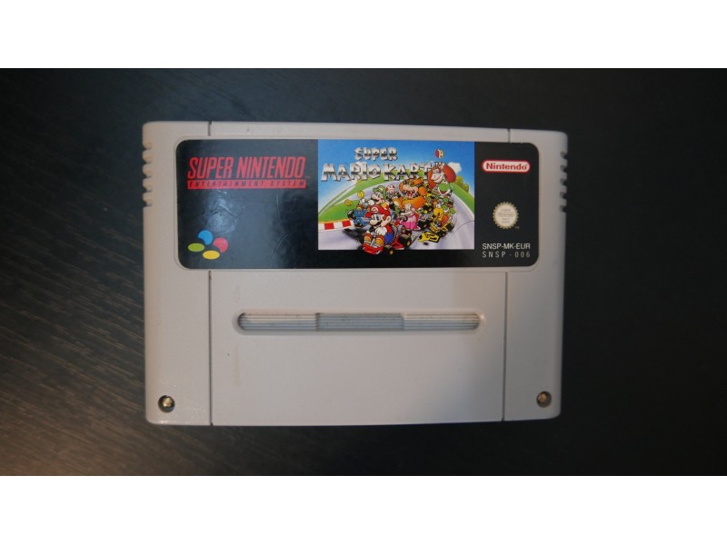 Super Nintendo - Super Mario Kart Igrica - Original