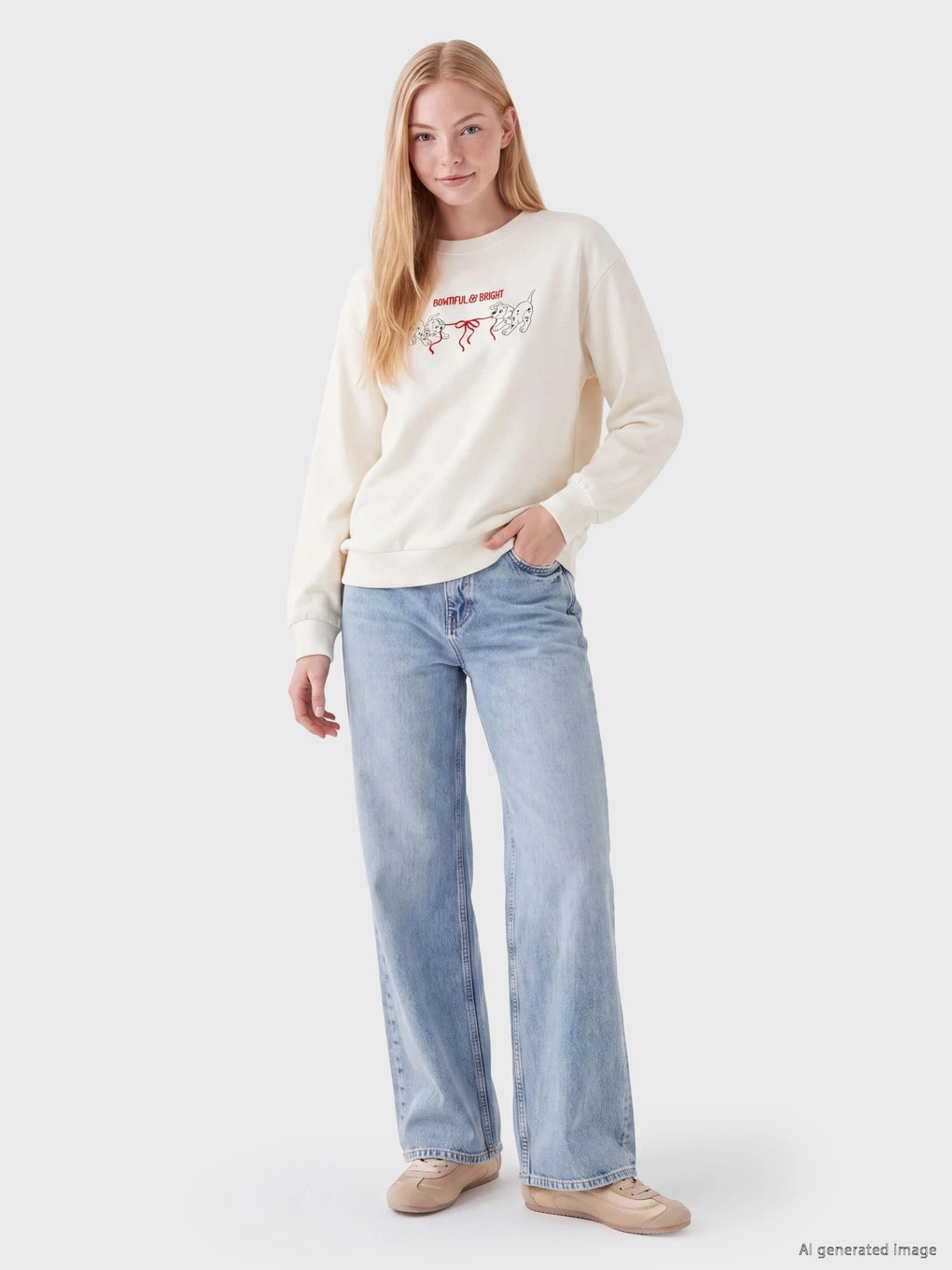 XSIDE Ženska Štampana Oversize Dukserica 101 Dalmatinac