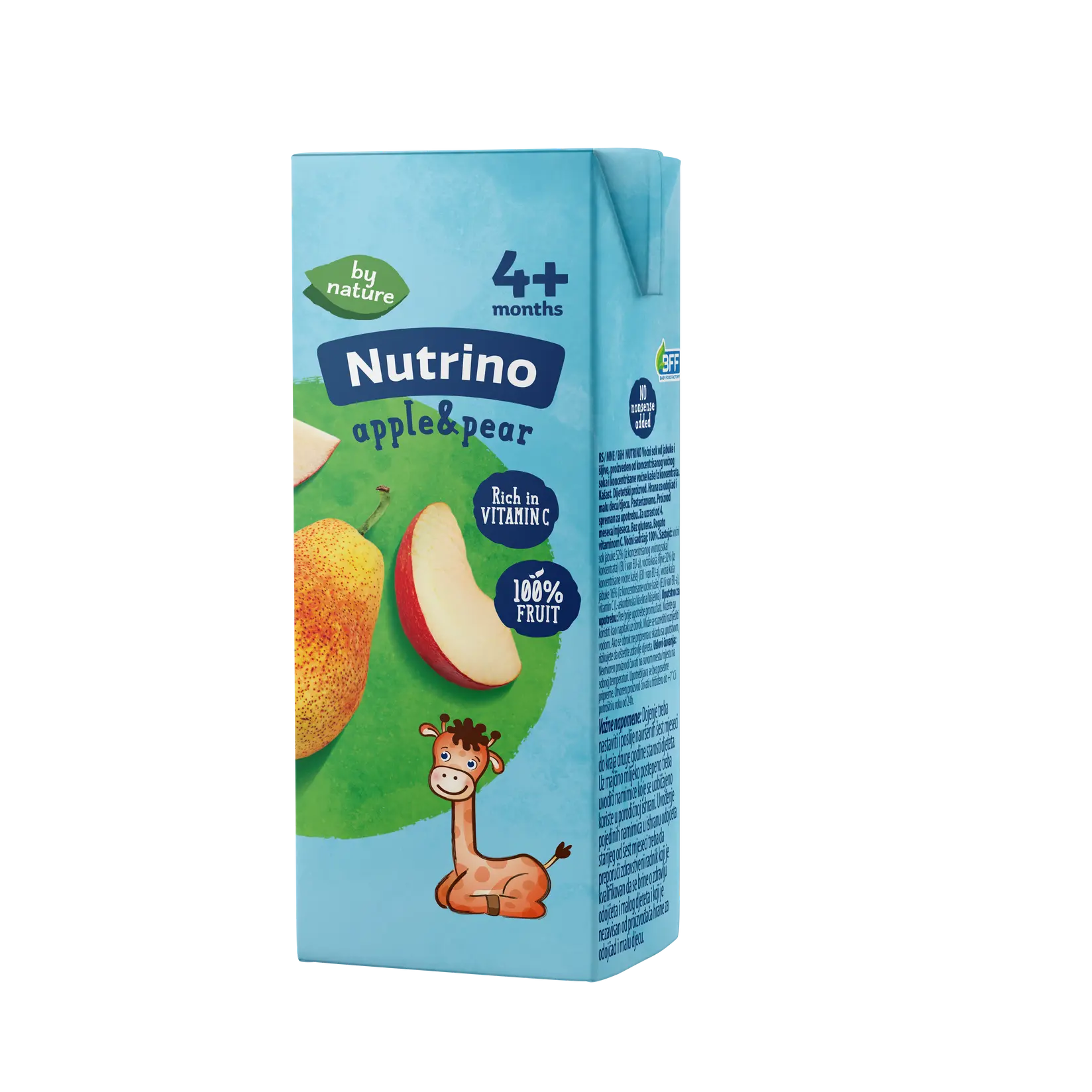 Nutrino Sokić, Jabuka i kruška, 200ml