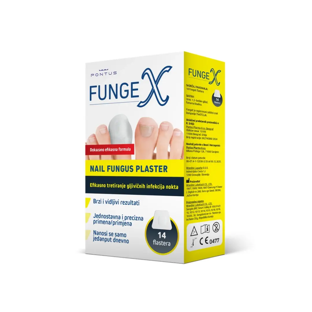 FungeX Flaster protiv gljivica noktiju Nail Fungus, 14 komada
