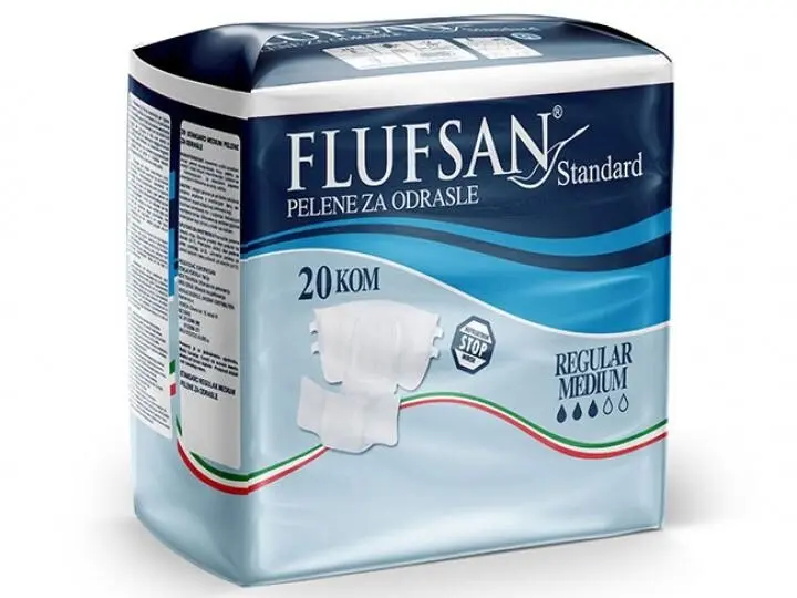 Flufsan Standard pelene dan veličina M, 20 komada