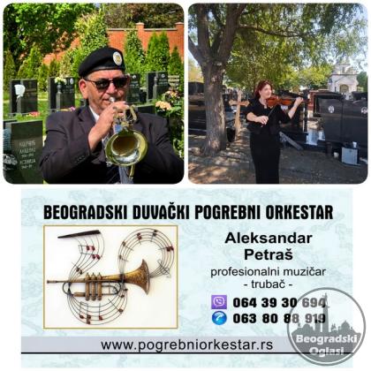 Solo truba,violina,hor ili orkestar za sahrane pogrebe