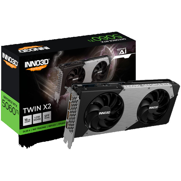 INNO3D GEFORCE RTX 5060 Ti 16GB TWIN X2 ( N506T2-16D7-191073N )