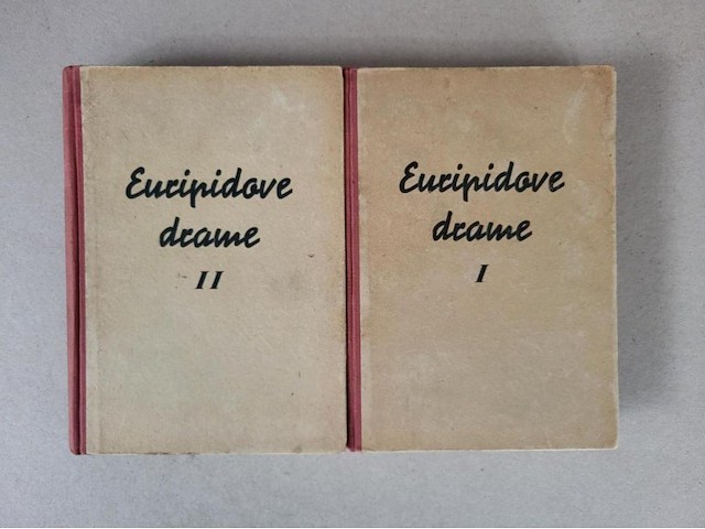 Euripidove drame 1-2, 1919-20