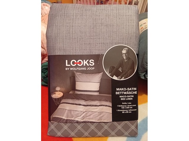 Look saten singl posteljina